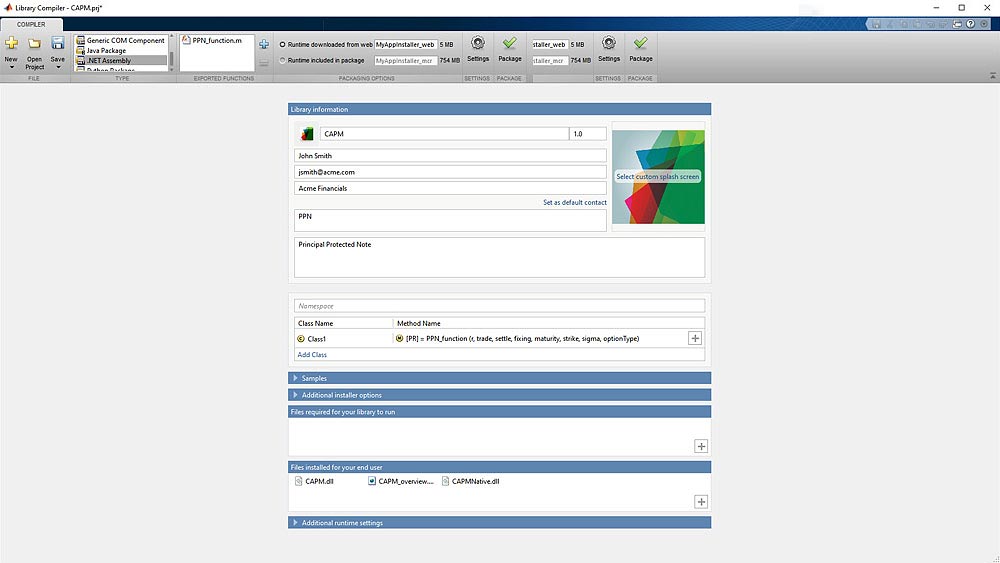 MATLAB Compiler SDK 製品情報 - MATLAB