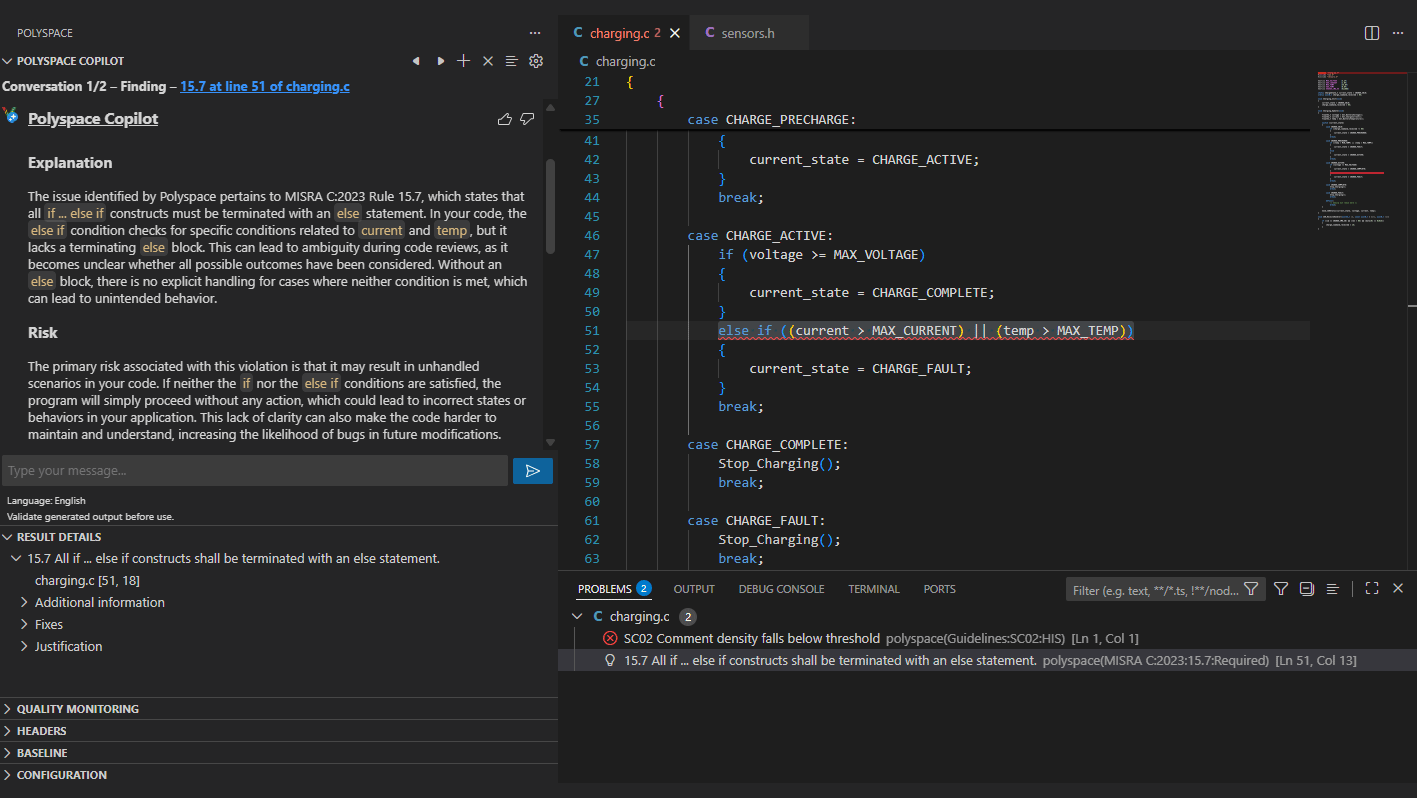 Polyspace Copilot - MATLAB