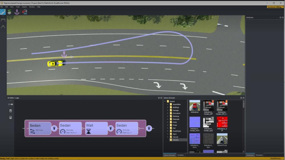 Roadrunner Scenario 製品情報 Matlab