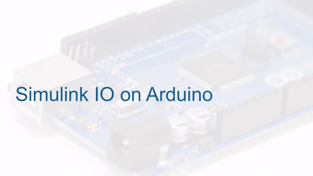 Simulink Io On Arduino Video Matlab And Simulink 3482